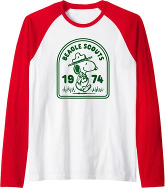 Peanuts Beagle Scouts, einfarbiges Abzeichen Raglan