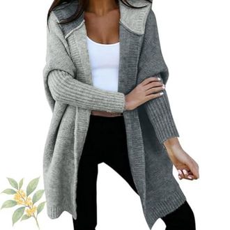 Generic Tenue dautomne tendance 2025 pour femmes, capuche ouverte sur le devant, manches longues, respirant, confortable, décontracté, baggy doux, couleurs co