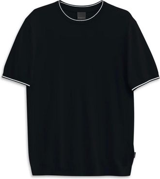 Bugatti Homme, Pulls, Bleu, Taille: 2XL T-shirt c&ocirc;tel&eacute;