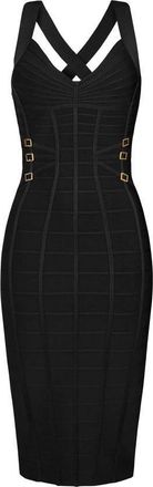 Elisabetta Franchi Damen, Kleider, Schwarzk, XLGr&ouml;&szlig;e