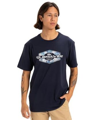 Quiksilver T-Shirt Manche Courtes Locked UP SS Homme Noir XL