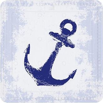 Kleine Wolke Textilgesellschaft Anchor, Kunststoff, blau, 55 x 55 x 0,3 cm