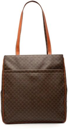 Celine Shopper - Macadam Coated Canvas Tote - Gr. unisize - in Braun - f&uuml;r Damen