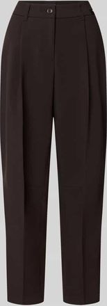 Cambio Cropped Barrel Leg Hose mit Bundfalten Modell Ortensia