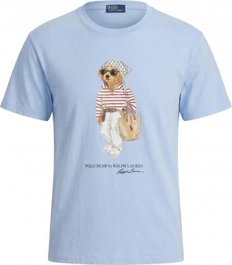 Ralph Lauren Femme, Tops, Bleu, Taille: 36 FR TShirt Girocollo