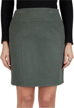 Kiton Femme, Jupes, Vert, Taille: 38 FR Wool Skirt