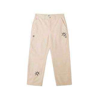 Obey Zimmermannshose aus Twill-Stoff - - Trousers - Damen - Beige - W30