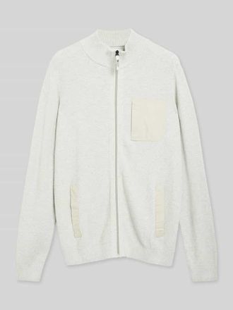 s.Oliver Red Label Strickjacke mit kontrastierenden Taschen-Eins&auml;tzen