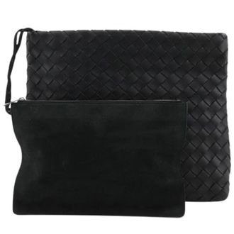 Bottega Veneta Pre-owned Classic Hydrology Leder Clutch Bag - - Pre-owned - Herren - Schwarzk - ONE SIZE