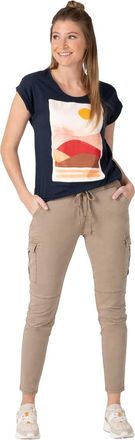 Timezone Damen 7/8 Slim MalikaTZ 7 8, Grey Beige, 31W EU