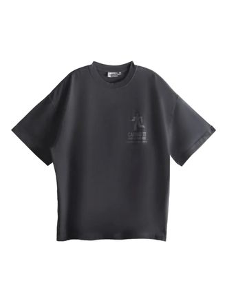 Carhartt Work in Progress T-Shirt mit Logo-Print - Grau
