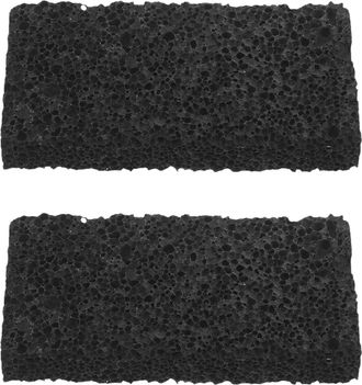 Cabilock 2 St&uuml;ck Aromatherapie Duftdiffusoren aus Schwarzem Lavagestein 10X5X15cm Passiver Vulkanstein Duftstein f&uuml;r &Auml;therische &Ouml;le Tragbarer Raumduft f&uuml;r Zuha