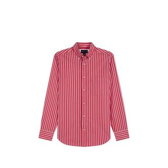 Eden Park Chemise droite col boutonn&eacute; ray&eacute;e en coton