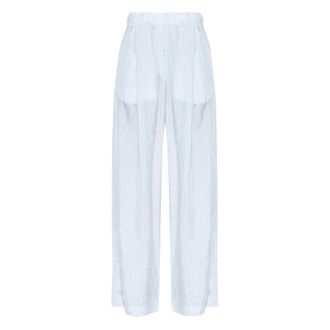 Dries Van Noten Femme, Pantalons, Bleu, Taille: 36 FR Wide Pantalons