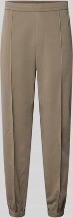 A|X Armani Exchange Regular Fit Stoffhose aus Viskose-Mix mit elastischem Bund