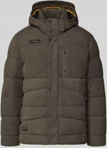 Camel Active Steppjacke mit Kapuze und Knopfleiste