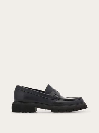 Ferragamo Herren Penny-Loafer Schwarz Gr&ouml;&szlig;e 40.5