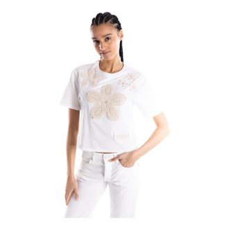 5 Progress Bianca T-Shirt - - Tops - Damen - Wei&szlig; - S