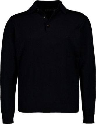 Boggi Milano Herren Pullover braun Merinowolle unifarben