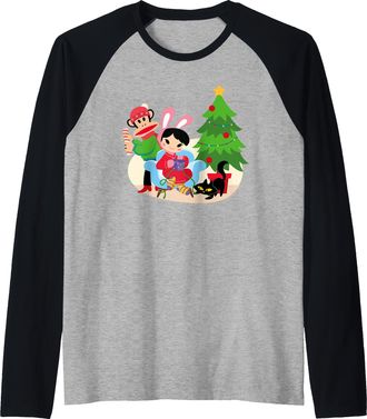 Paul Frank Julius Weihnachten mit Affenhasenmädchen und Mika-Katze Raglan