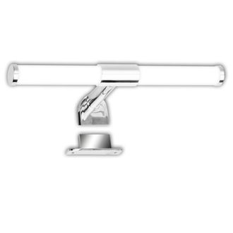 Briloner LED Spiegelleuchte Bad 2 in 1 Montage, IP44 Spritzwasserschutz, 4.000K neutralwei&szlig;, Badezimmerlampe, Schrankbeleuchtung, Spiegellampe, Lampe Badezimme