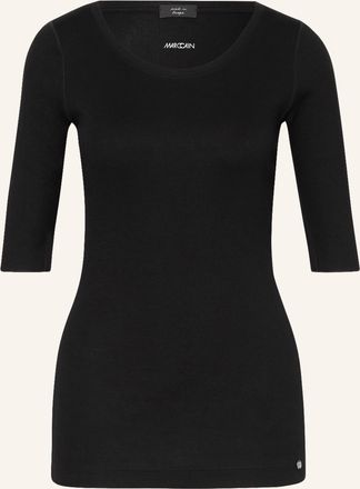 Marc Cain Feinripp-Shirt schwarz
