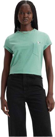 Levi's Womens GR Margot Pocket Tee Reds, Hibiscus PEEK Beryl, XS