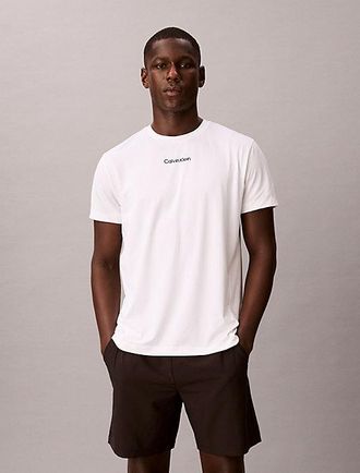 Calvin Klein Atmungsaktives, Schnell Trocknendes Gym-t-shirt - Classic White - Herren - XXL