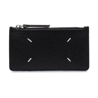 Maison Margiela Schwarzes Lederportemonnaie mit Kartenschlitzen - - Accessories - Herren - Schwarzk - ONE SIZE