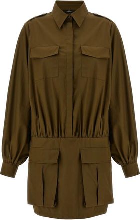 7 For All Mankind Femme, Robes, Brun, Taille: 40 FR Mini-robe utilitaire