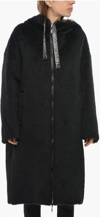Max Mara THE CUBE Reversible SPACEBA Coat with Quilted Lining size 42