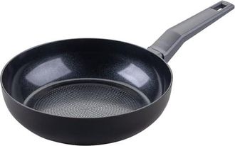 Fackelmann Fackelmann Keramik Hochrandpfanne Statement &Oslash; 24 cm - Gepresstes, recyceltes Aluminium mit keramischer Beschichtung & Wabenbodenstruktur, PFAS-frei, h