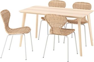 IKEA LISABO / ÄLVSTA Tisch und 4 Stühle