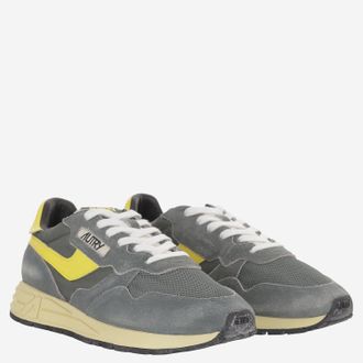 Autry Mens Sneakers Reelwind Low Dark Green Leather Trainers