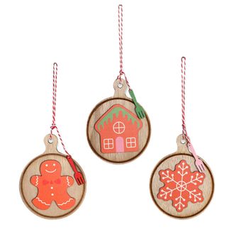 Generico Weihnachtsdekoration | Festlicher Anh&auml;nger, 3 St&uuml;ck, Weihnachtsbaum, f&uuml;r Wohnzimmer, Ferienhaus, Innenwand im Freien