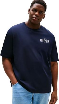 Tommy Hilfiger T-Shirt S/S pour Homme, Bleu (Desert Sky), XXL