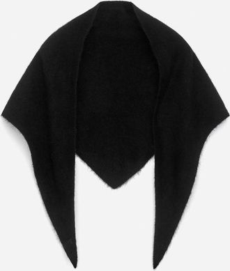 Arket Tuch Aus Alpakawolle Und Wolle -Schwarz