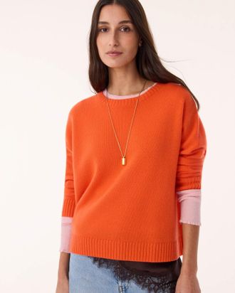 Kujten Pull cachemire col rond oversize femme - Pull Amelie