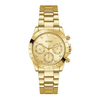 Guess Femme, Accessoires, Jaune, Taille: ONE Size Montre Quartz Dor&eacute;e