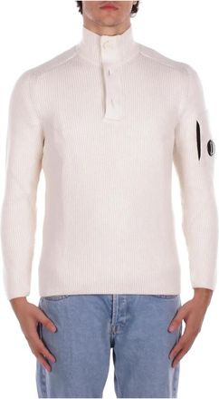 C.P. Company Maglia Collo Alto - - Knitwear - Herren - Wei&szlig; - XL
