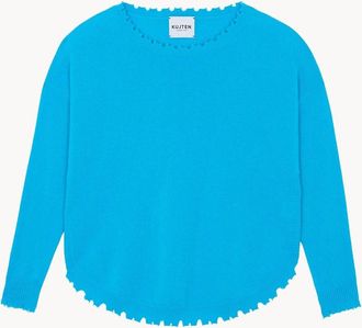 Kujten Pull cachemire col rond liquette - Pull Mela