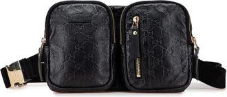 Gucci Bauchtaschen - Guccissima Belt Bag - Gr. ONE SIZE - in Schwarz - f&uuml;r Damen