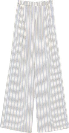 Forte_Forte Femme, Pantalons, Multicolore, Taille: 38 FR Pantalon Droit Ray&eacute;