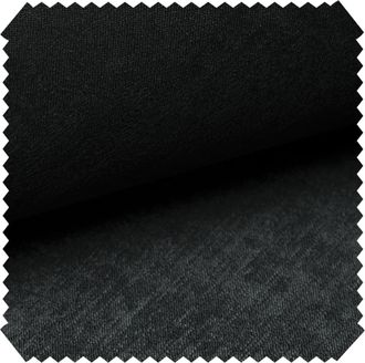 Novely Platin - Elegant Gl&auml;nzender M&ouml;belstoff - Robuster Polsterstoff mit Ultra-Clean-Technologie - Pflegeleichte Meterware 1lfm (22 Grau Schwarz)