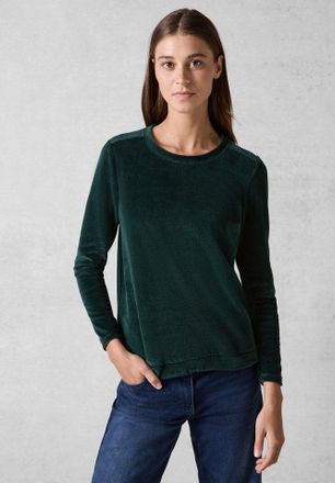 Cecil Langarmshirt mit Tunnelzug am Saum