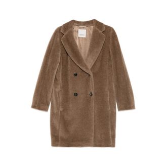 Max Mara Roseto Mantel - - Coats - Damen - Braun - S