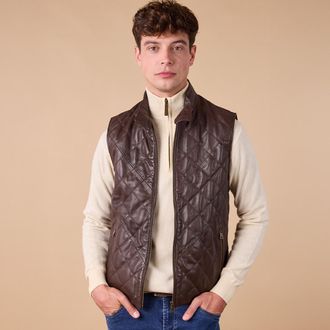 Bexley Nickelson - Blousons et vestes Cuir homme chocolat