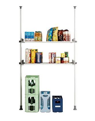 WENKO Teleskop-System Herkules Twin, verstellbares Ordnungssystem