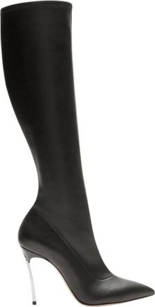 Casadei Femme, Chaussures, Noir, Taille: 40 1/2 EU Bottes Blade Montantes Jusquau Genou