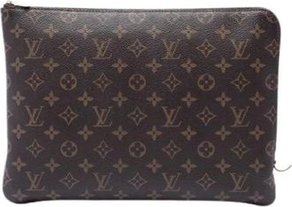 Louis Vuitton Pre-owned Etui Voyage MM - Femme - Pre-owned - Brun - Taille: ONE Size